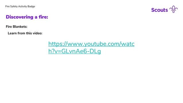 Scouts Fire Safety Badge | PPTX