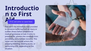 Basic First Aid, Bandaging, and Carries of Scouting | PPTX
