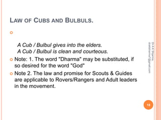 Scouts & guides activities in KVs | PPT | Free Download
