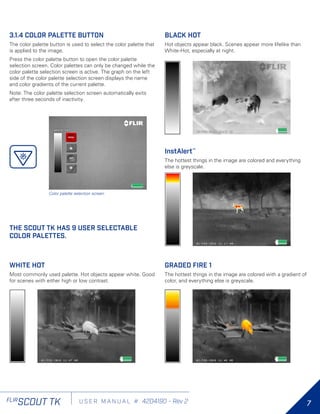 Instruction manual | Flir Scout TK | Optics Trade | PDF