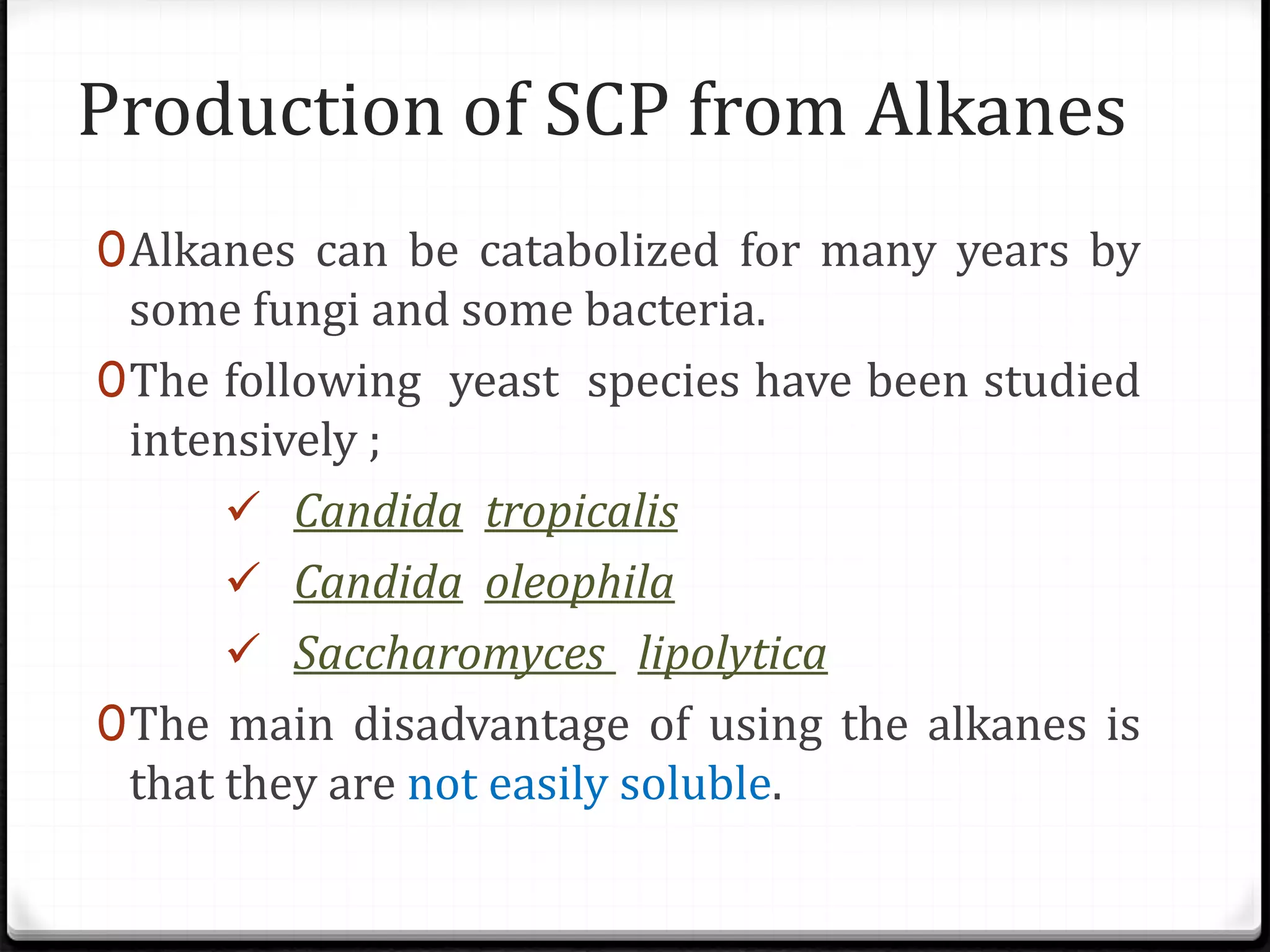 Single Cell Protein(SCP) | PPT