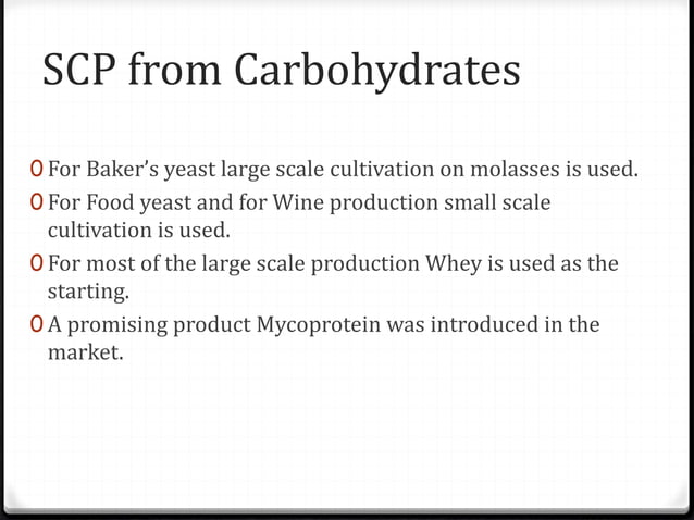 Single Cell Protein(SCP) | PPT
