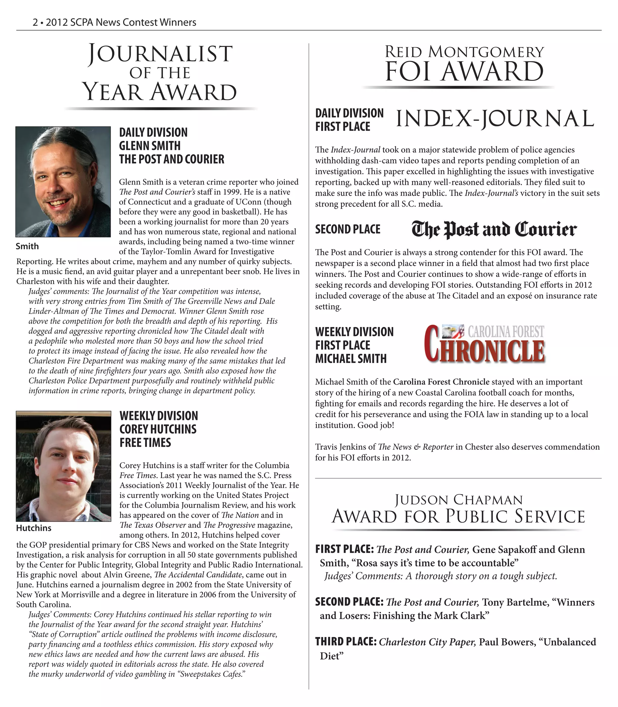 SCPA 2012 Winners' Tabloid | PDF