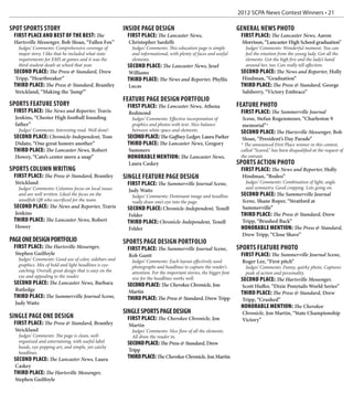 SCPA 2012 Winners' Tabloid | PDF