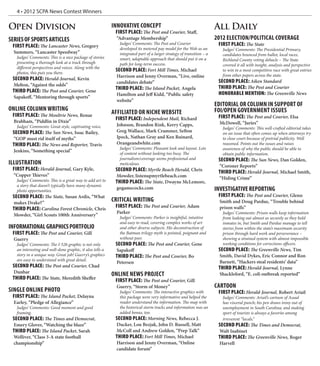 SCPA 2012 Winners' Tabloid | PDF