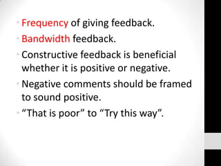 SCP Feedback | PPTX | Sports