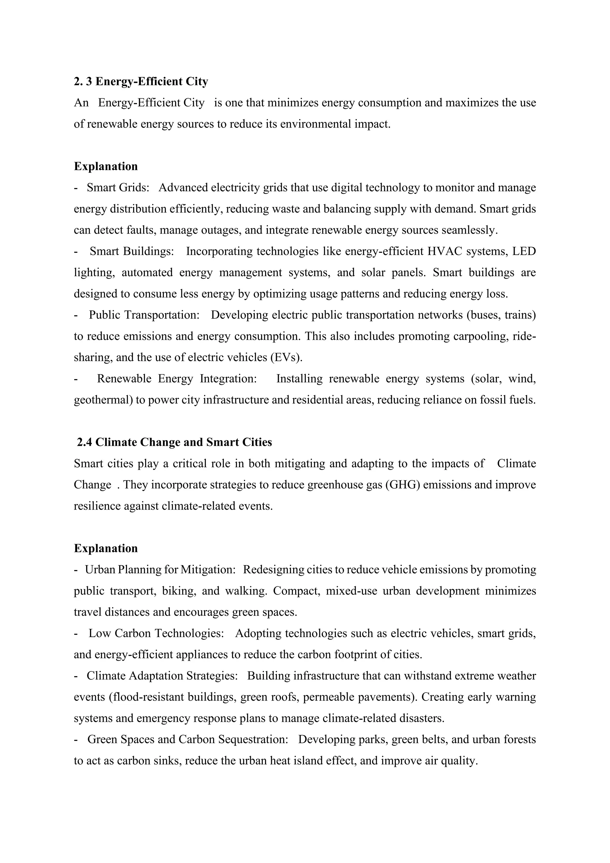 Smart Cities Planning and Management UNIT2 NOTES | PDF
