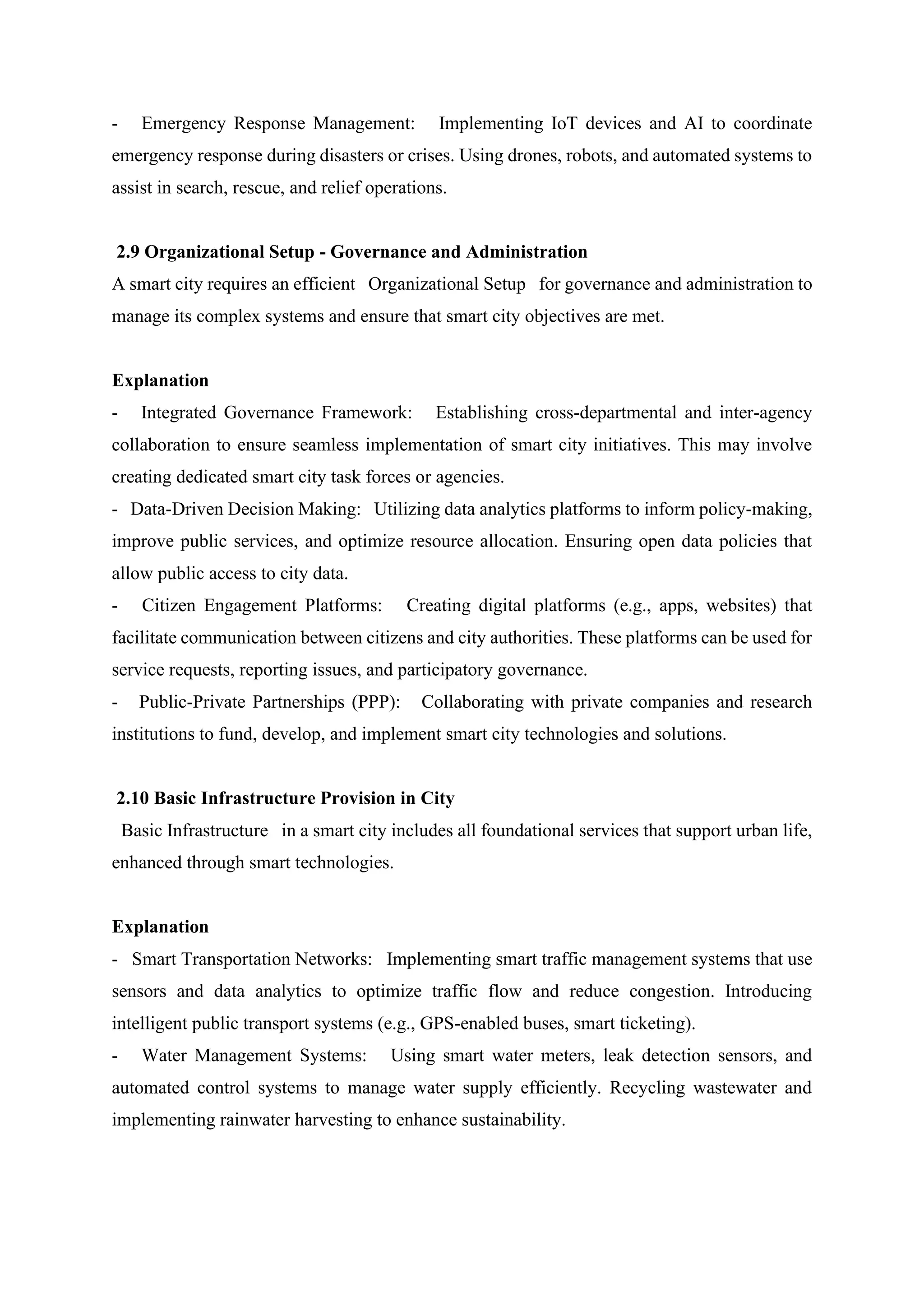 Smart Cities Planning and Management UNIT2 NOTES | PDF