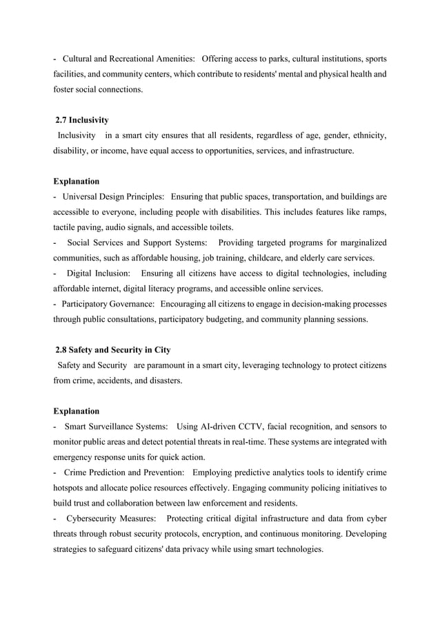 Smart Cities Planning and Management UNIT2 NOTES | PDF
