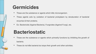 Antimicrobials B.Pharm PIC 1st Sem Unit-3 | PPTX