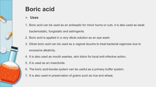 Antimicrobials B.Pharm PIC 1st Sem Unit-3 | PPTX