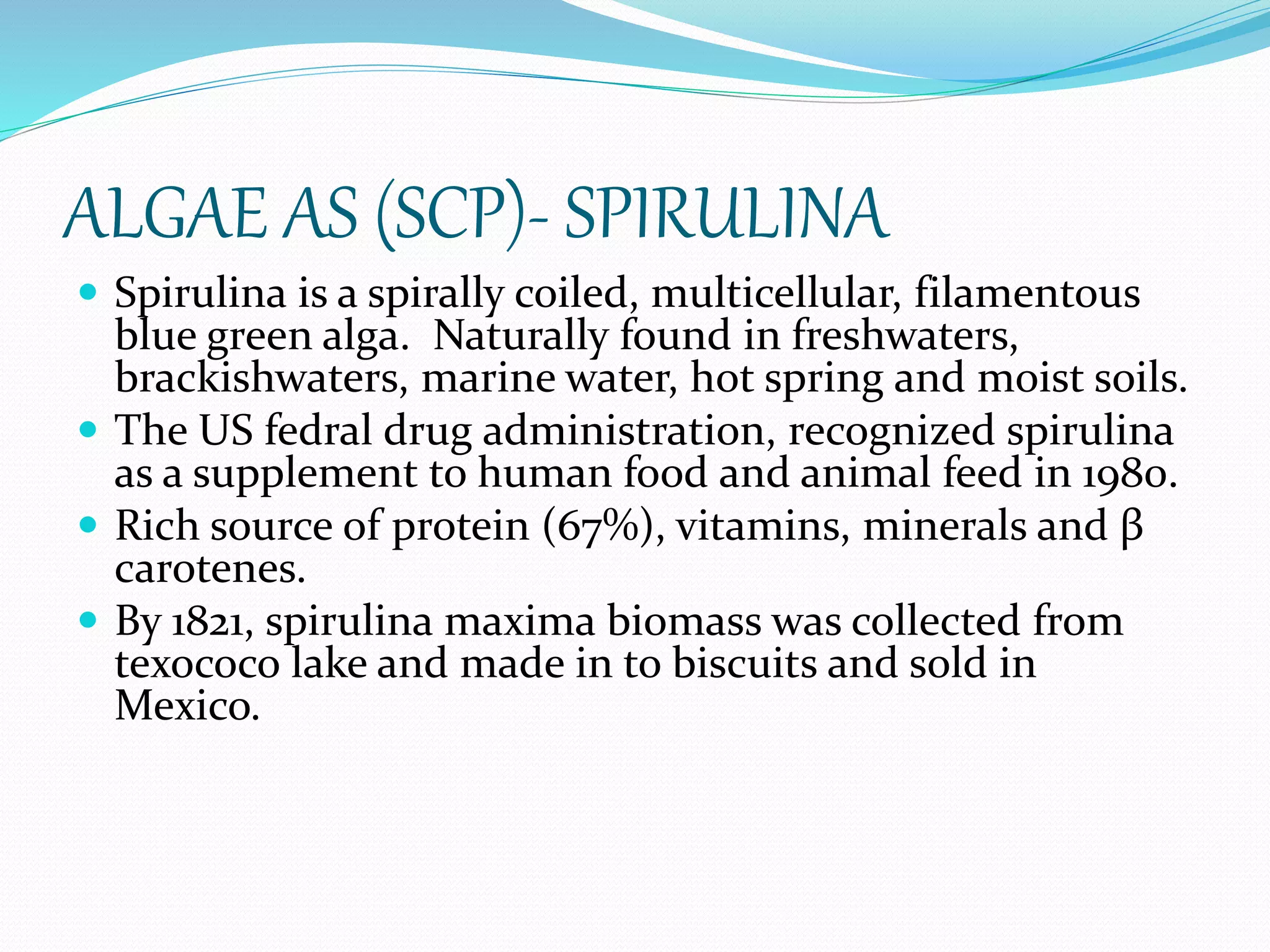 SCP (single cell protein) production | PPTX SCP (single cell protein) production | PPTX