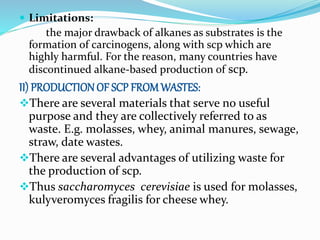 SCP (single cell protein) production | PPTX