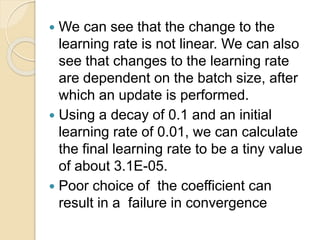 effect of learning rate | PPTX