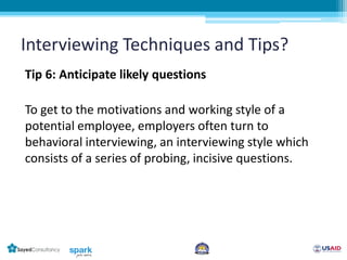 Sc pre deployment-interviewing-technicques | PPT
