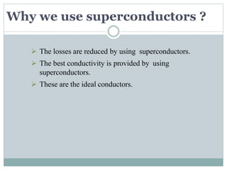 Surge current protection using super conductors | PPTX | Physics | Science