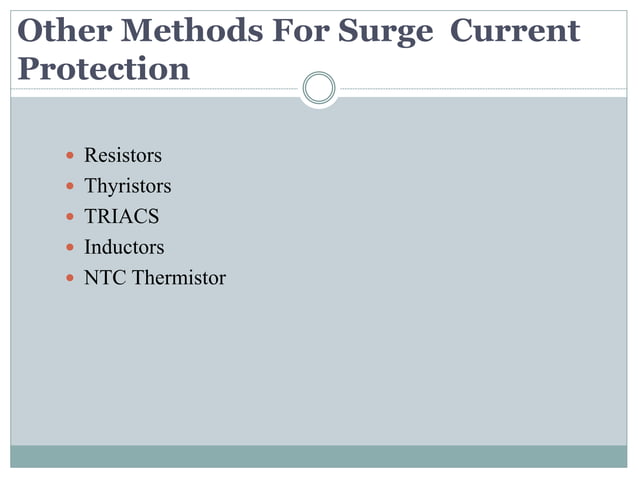 Surge current protection using super conductors | PPTX | Physics | Science
