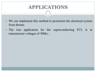 Surge current protection using super conductors | PPTX | Physics | Science