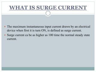 Surge current protection using super conductors | PPTX | Physics | Science