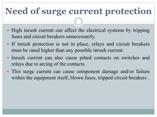 Surge current protection using super conductors | PPTX | Physics | Science