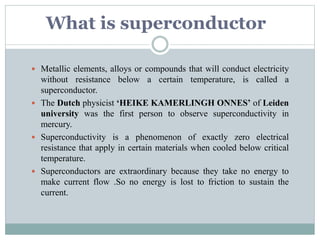 Surge current protection using super conductors | PPTX | Physics | Science