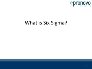 SCP Six Sigma presentation 6.30.2010