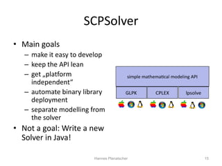 SCPSolver | PPTX