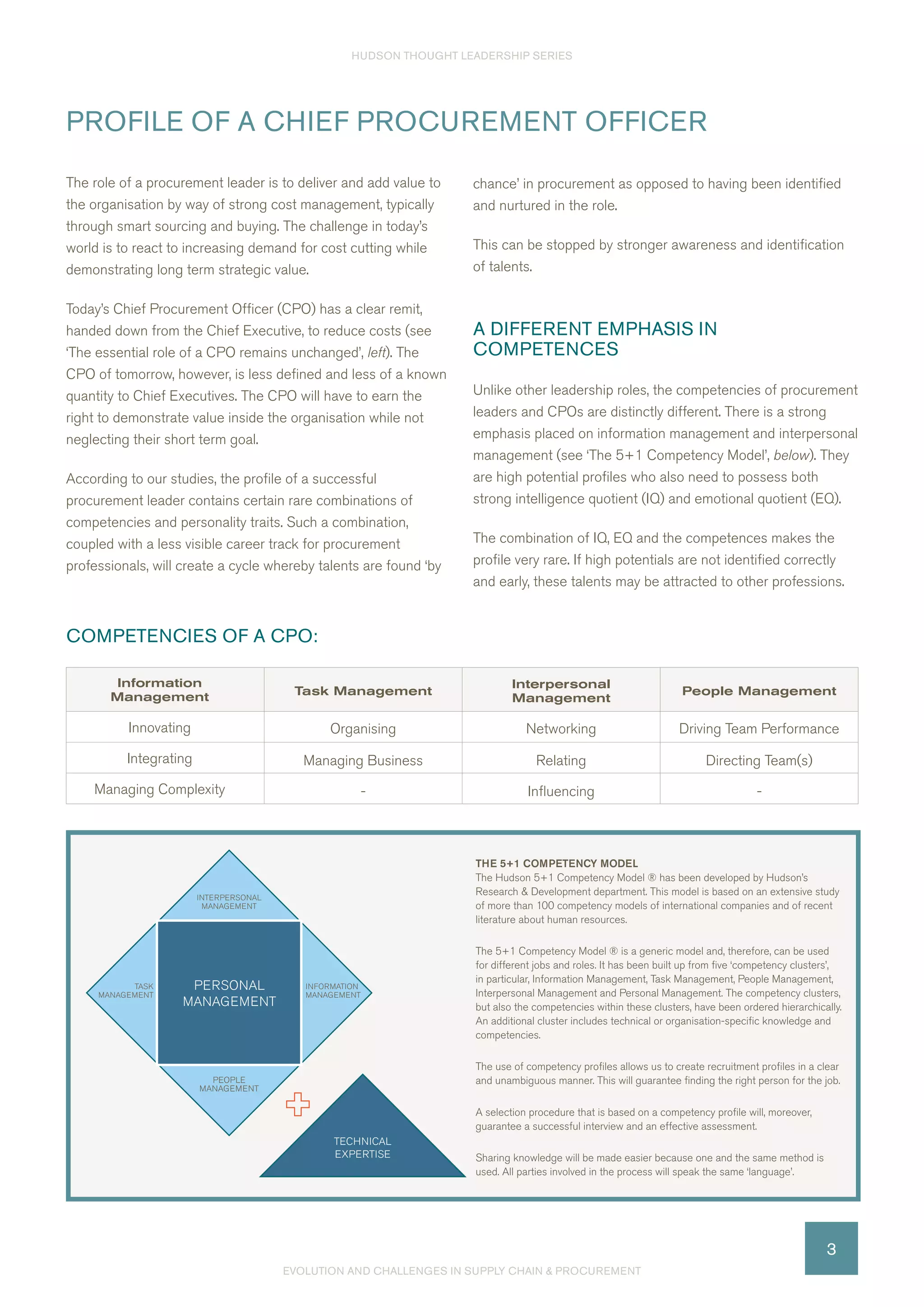 Hudson, Supply Chain and Procurement - White Paper | PDF