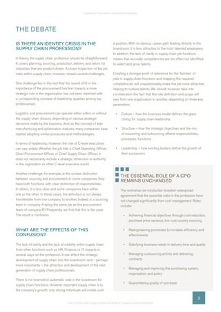 Hudson, Supply Chain and Procurement - White Paper | PDF