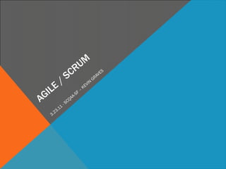 Scqaa sf scrum presentation - final | PPT