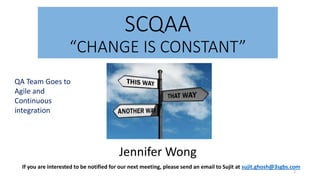 QA Team Goes to Agile and Continuous integration | PPTX