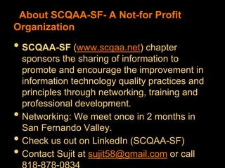 SCQAA-SF Selenium Presentation | PPT
