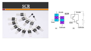 SCR, Diac, Triac, UJT, Transistor | PPTX