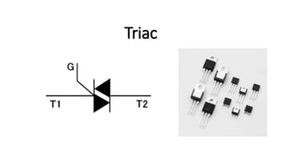 SCR, Diac, Triac, UJT, Transistor | PPTX