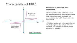 SCR, Diac, Triac, UJT, Transistor | PPTX