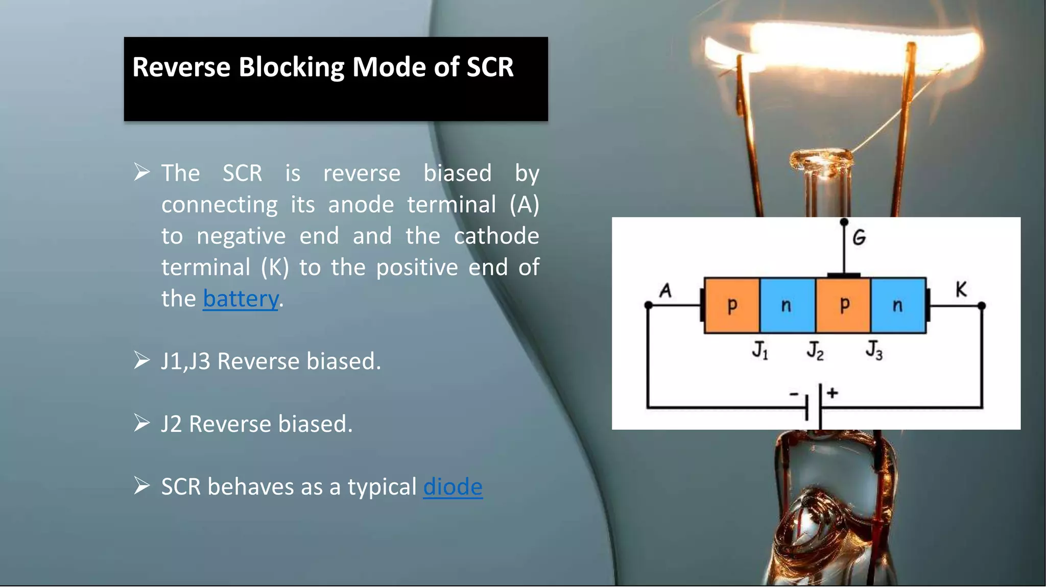 SILICON CONTROLLED RECTIFIER,THYRISTOR,SCR | PPT