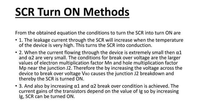 Silicon controlled rectifier | PPT