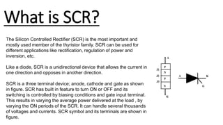 Silicon controlled rectifier | PPTX