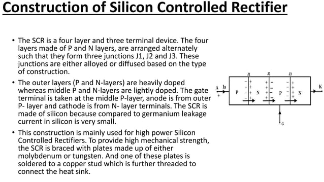 Silicon controlled rectifier | PPT