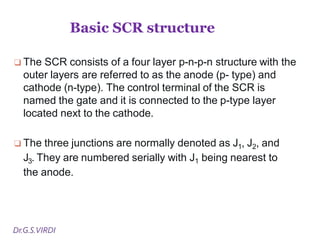 Silicon Controlled Rectifier (SCR): Fundamentals, Operation ...