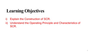 SCR~ Two Transistor Analogy | PPTX