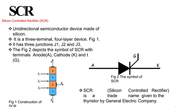 SCR~ Two Transistor Analogy | PPTX | Operating Systems | Computer ...
