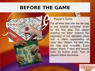 Scrabble_Board_Game_PPT.pptx.pdf | Board Games and Puzzles | Games and ...