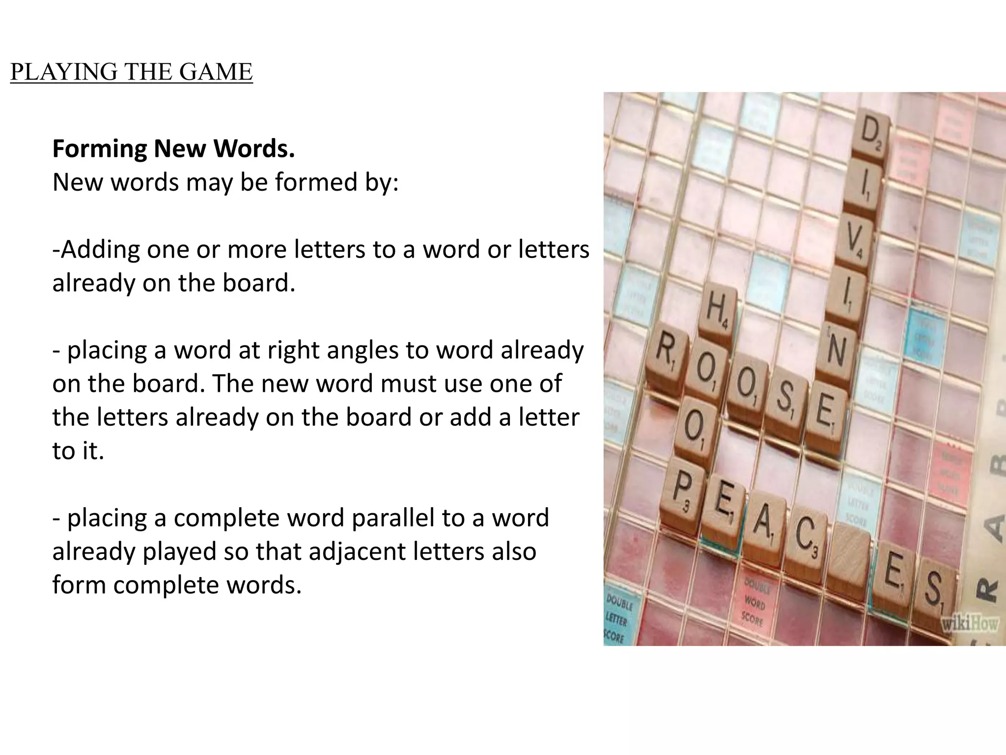 Scrabble game | PPTX