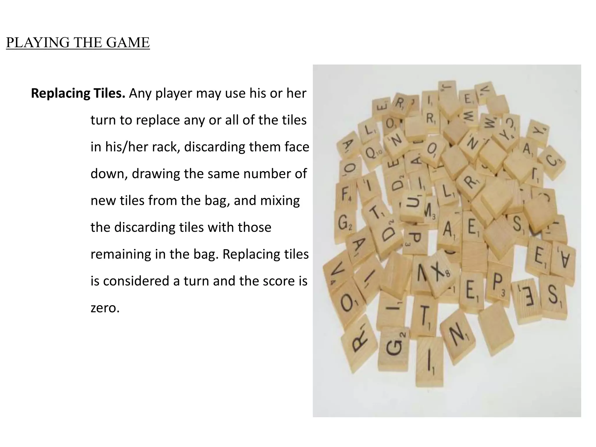 Scrabble game | PPTX