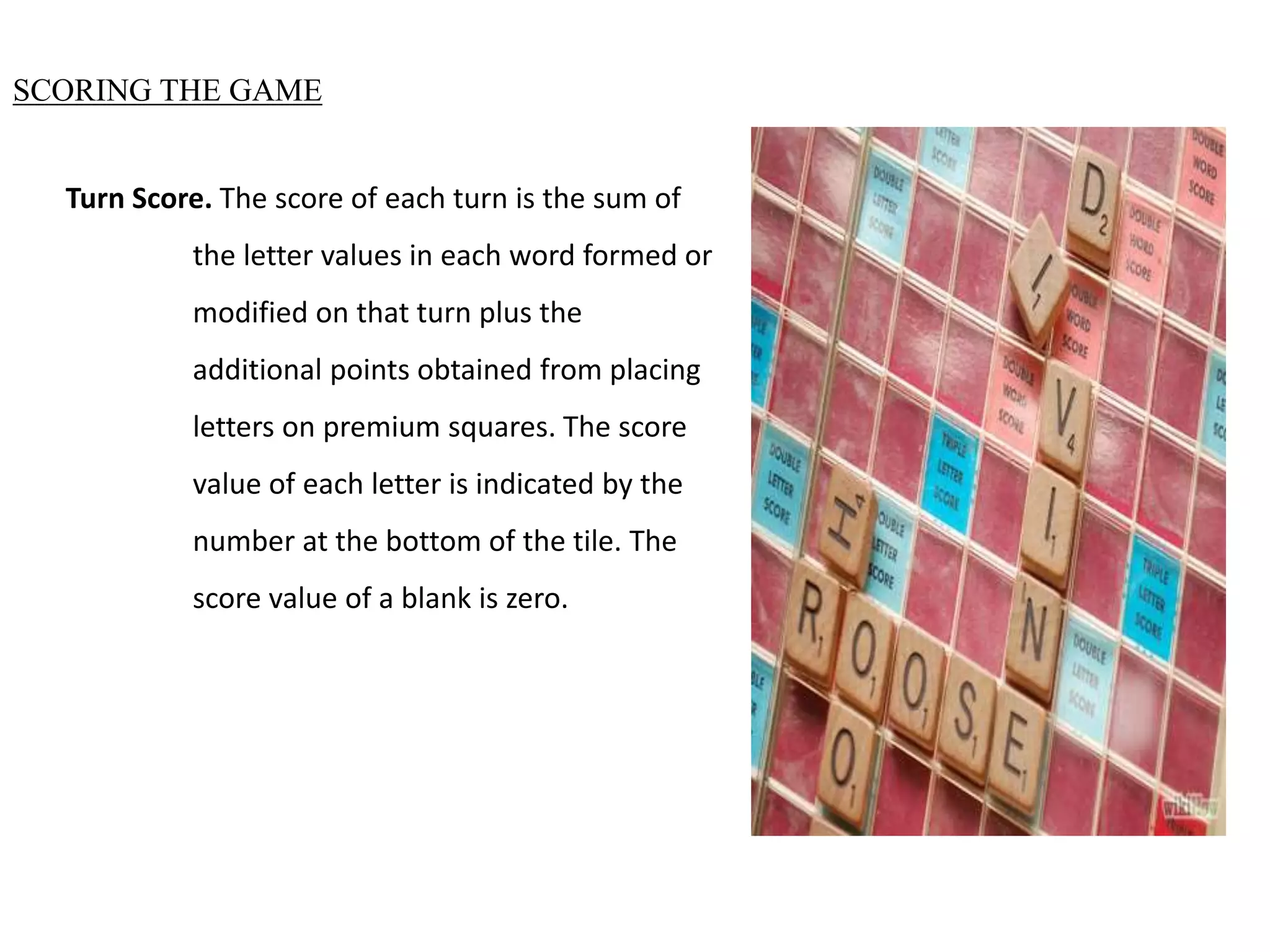 Scrabble game | PPTX