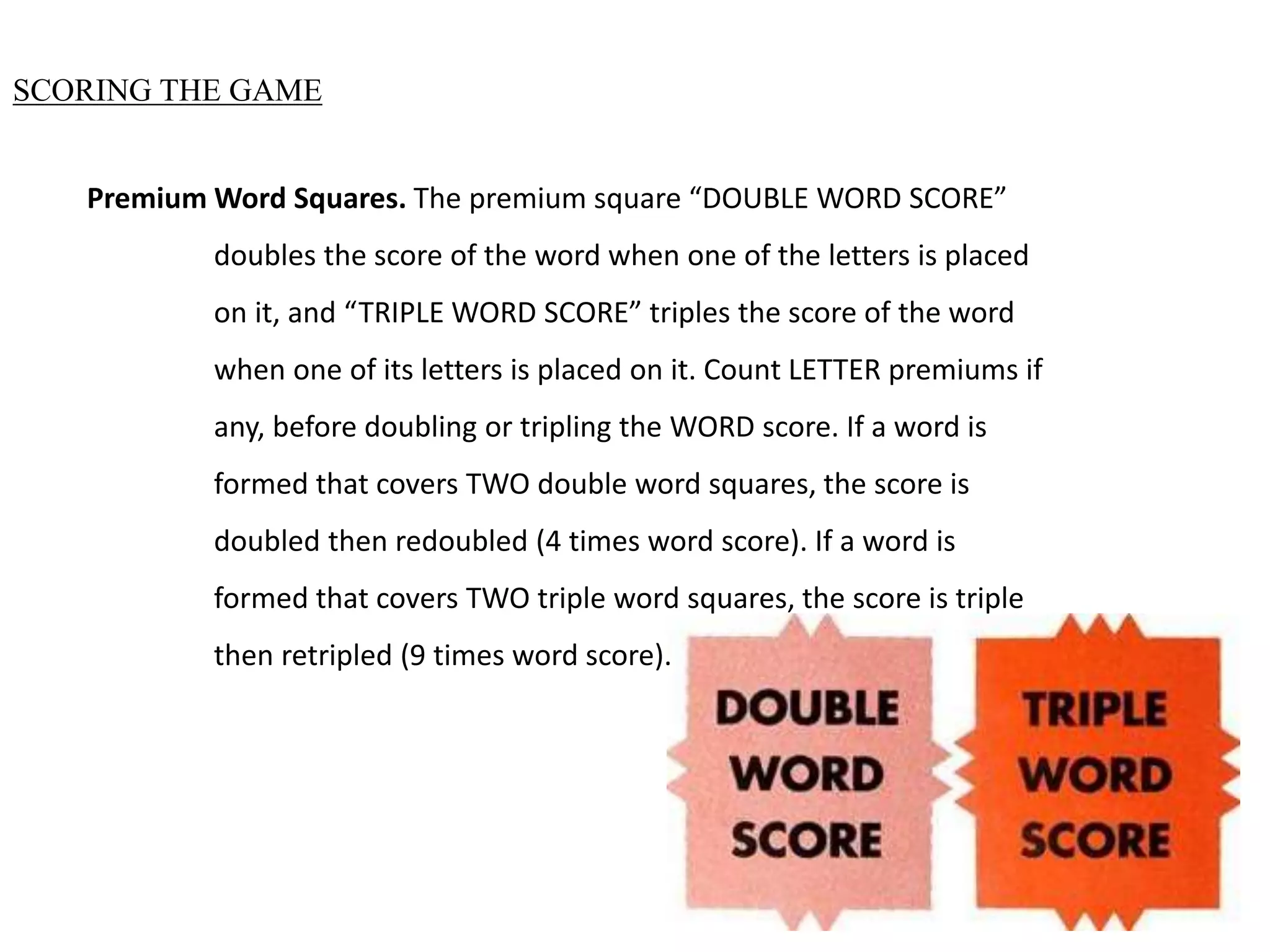 Scrabble game | PPTX