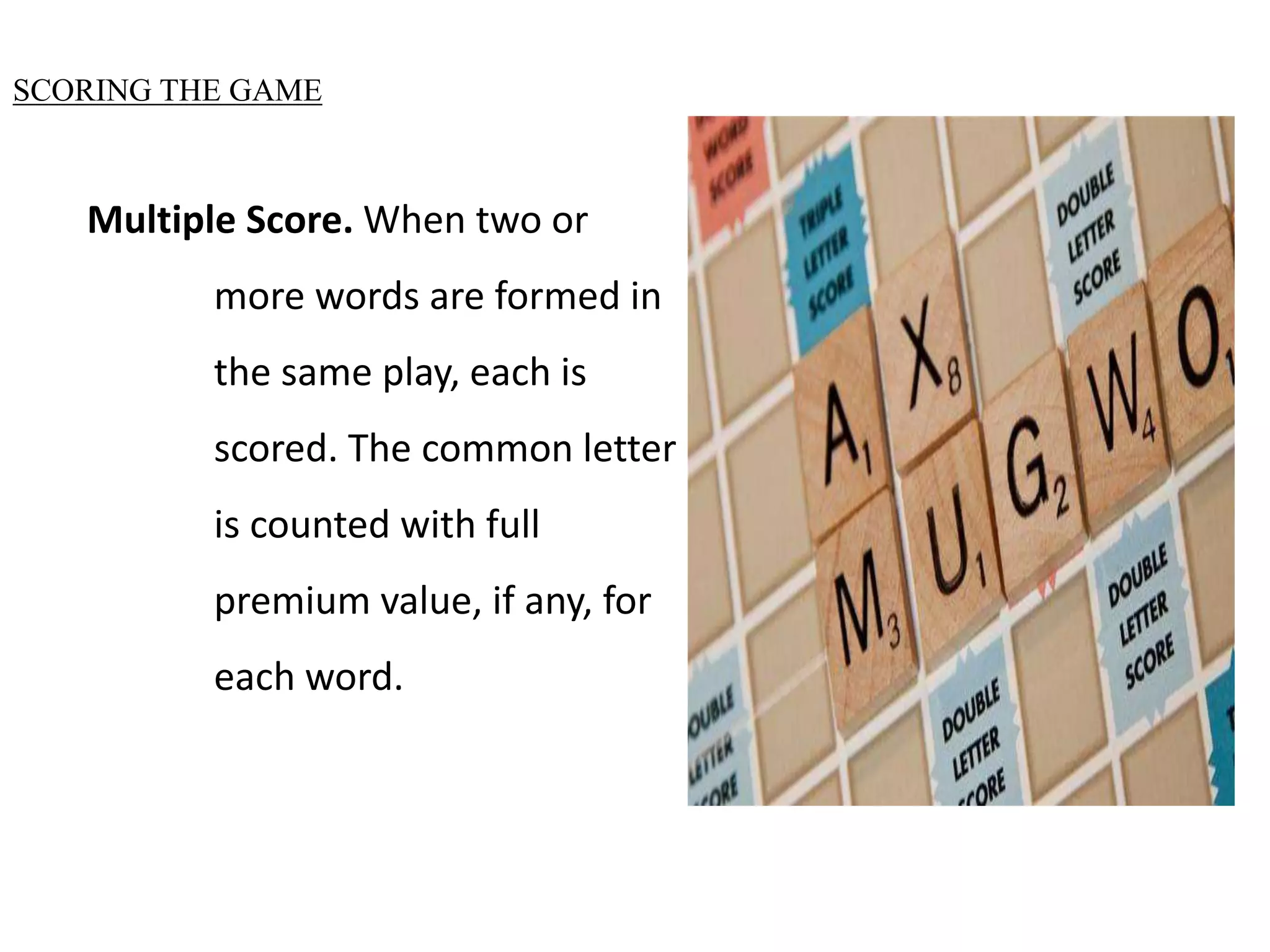 Scrabble game | PPTX