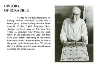 Scrabble game | PPTX