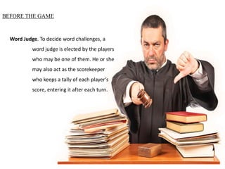 Scrabble game | PPTX